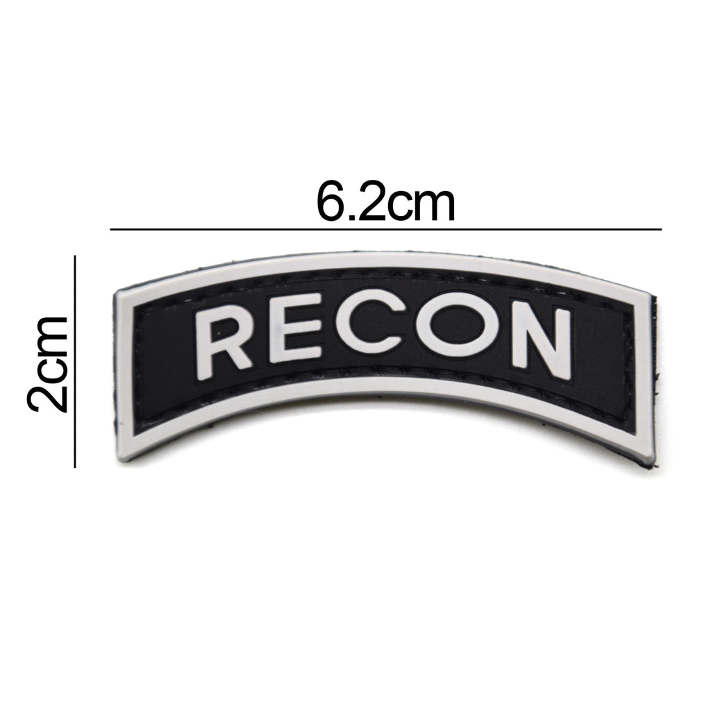 Recon Tab Patch Black/Gray – Razor Edge Group