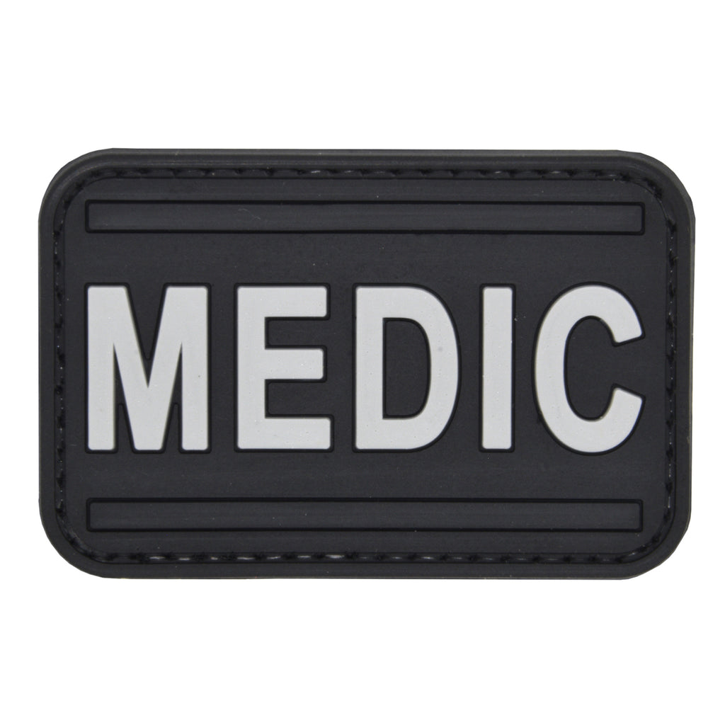 Medic Badge Patch Black/Gray – Razor Edge Group