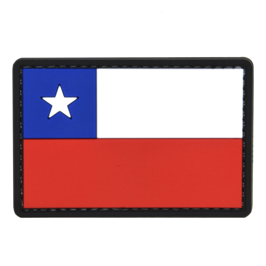 Chile Flag Patch Full Color – Razor Edge Group