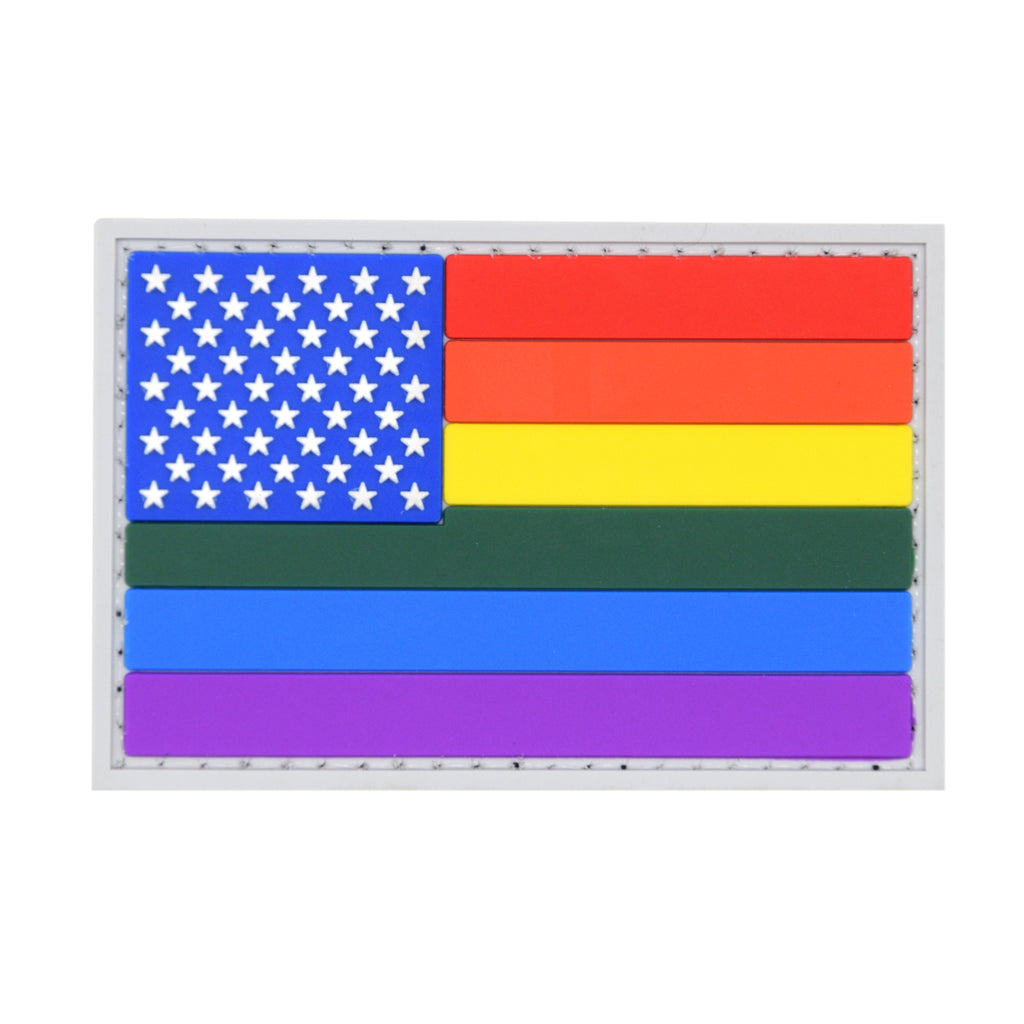 USA LGBTQ+ Pride Flag Patch Full Color – Razor Edge Group