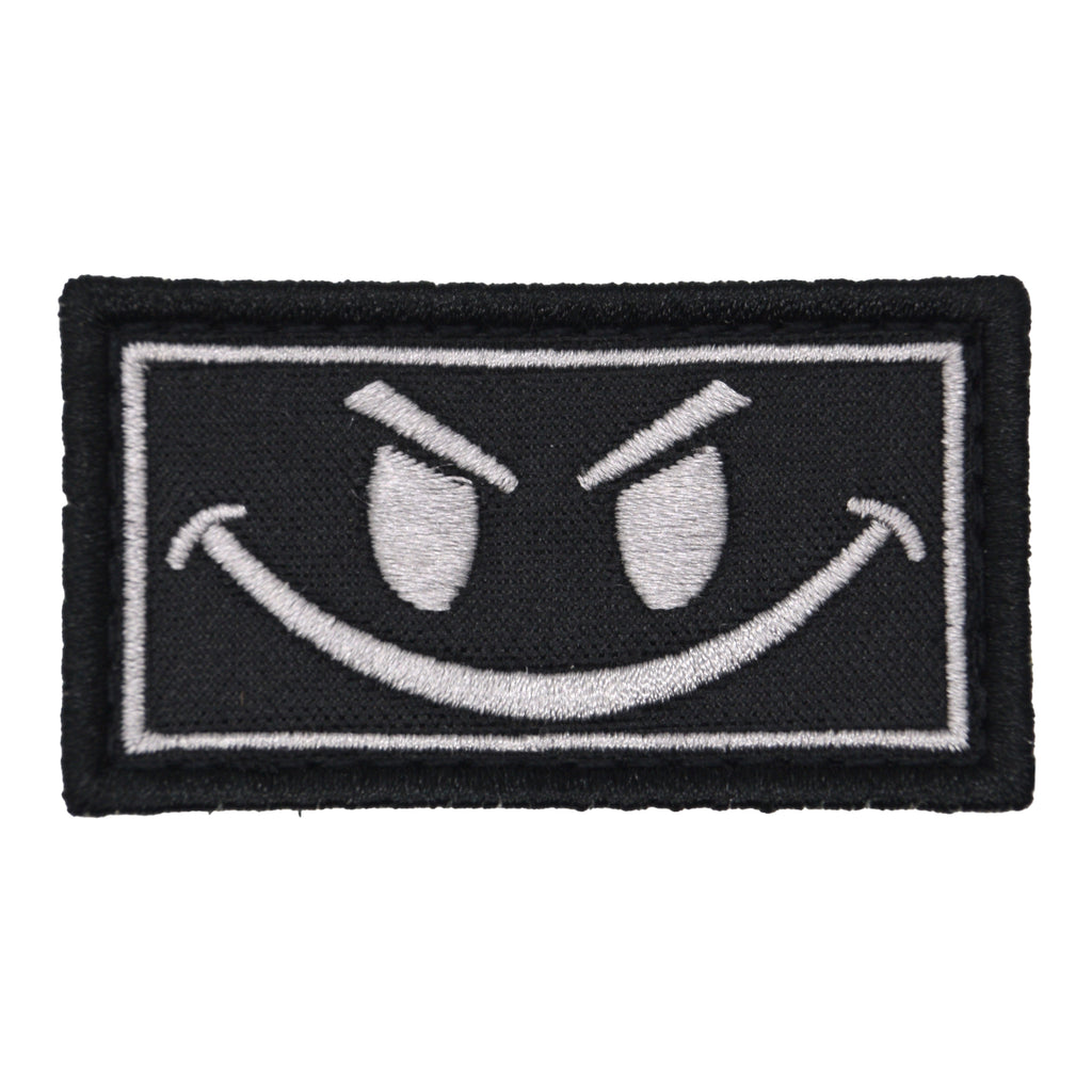 Evil Black Smiley Face
