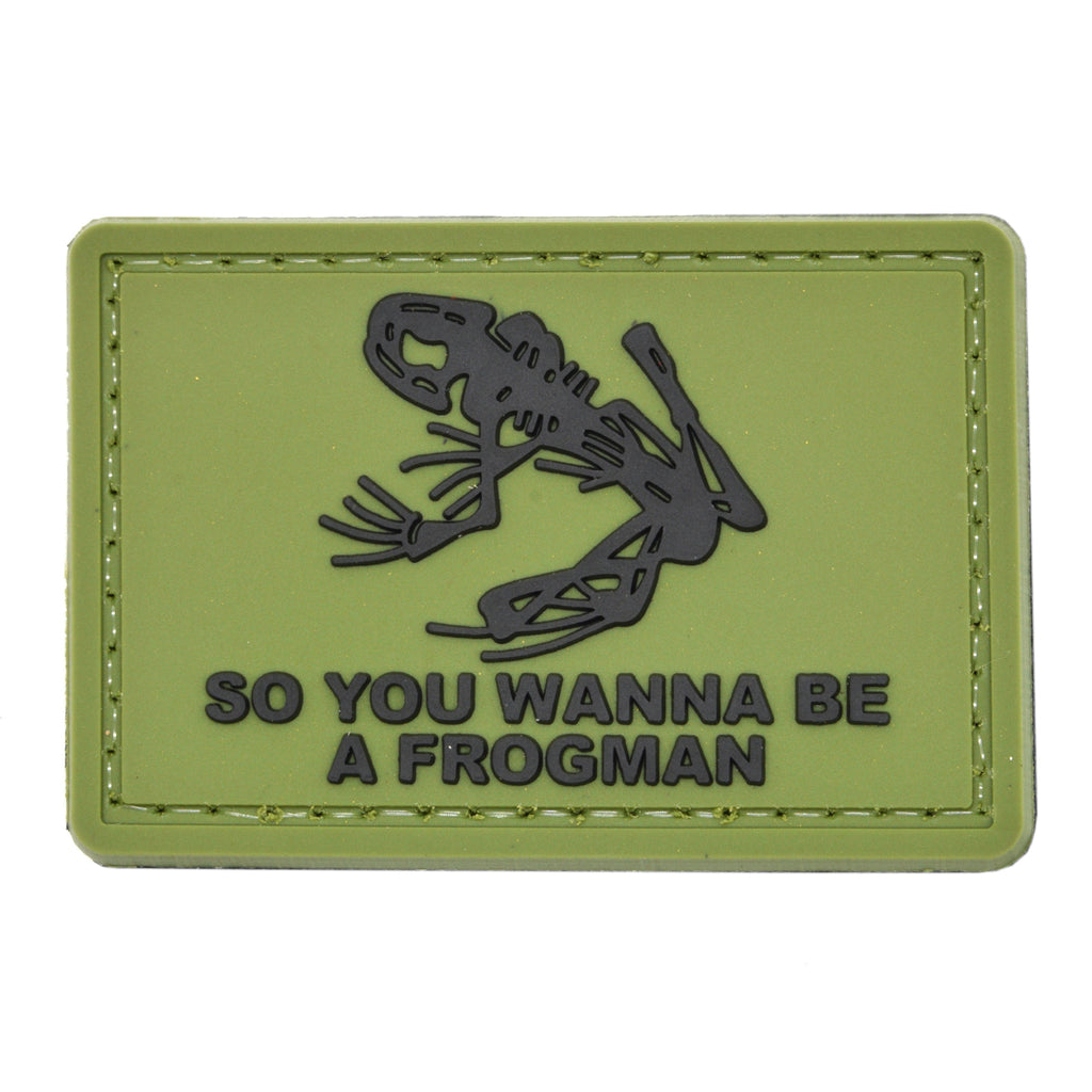 So You Wanna Be A Frogman Patch Green – Razor Edge Group
